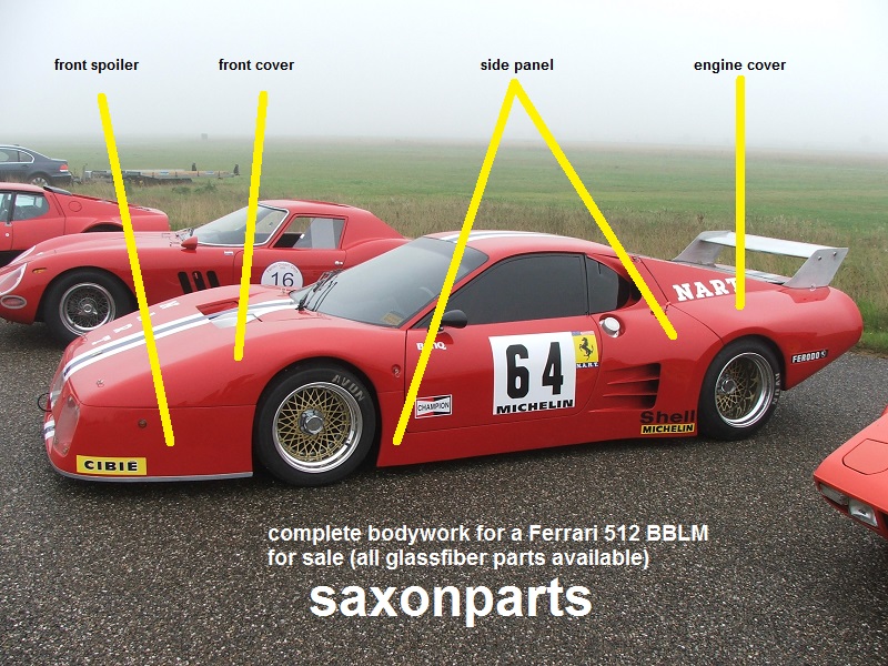 Ferrari 512 BBLM bodywork for sale – SaxonParts
