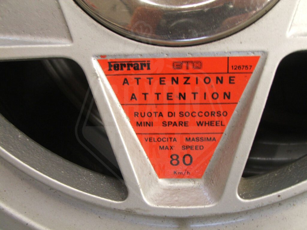 Ferrari 288 GTO spare wheel – SaxonParts